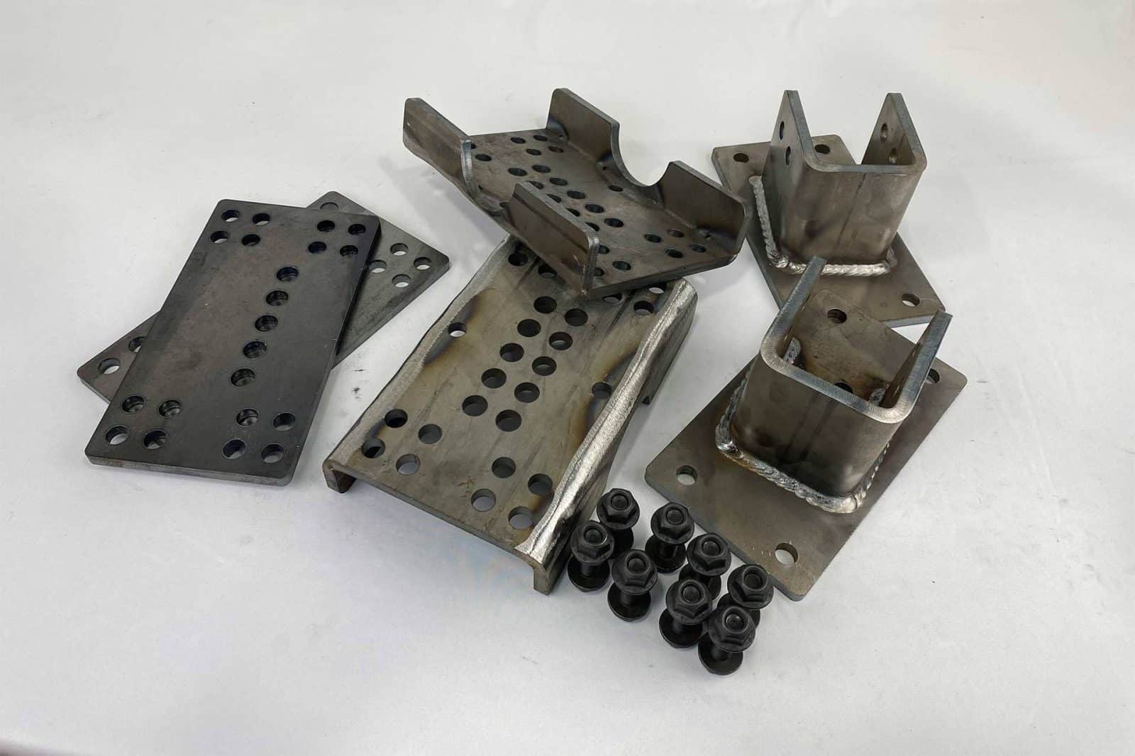 Heavy Duty Trailing Arm Leaf Spring Mount Kit | Impact Derby Products